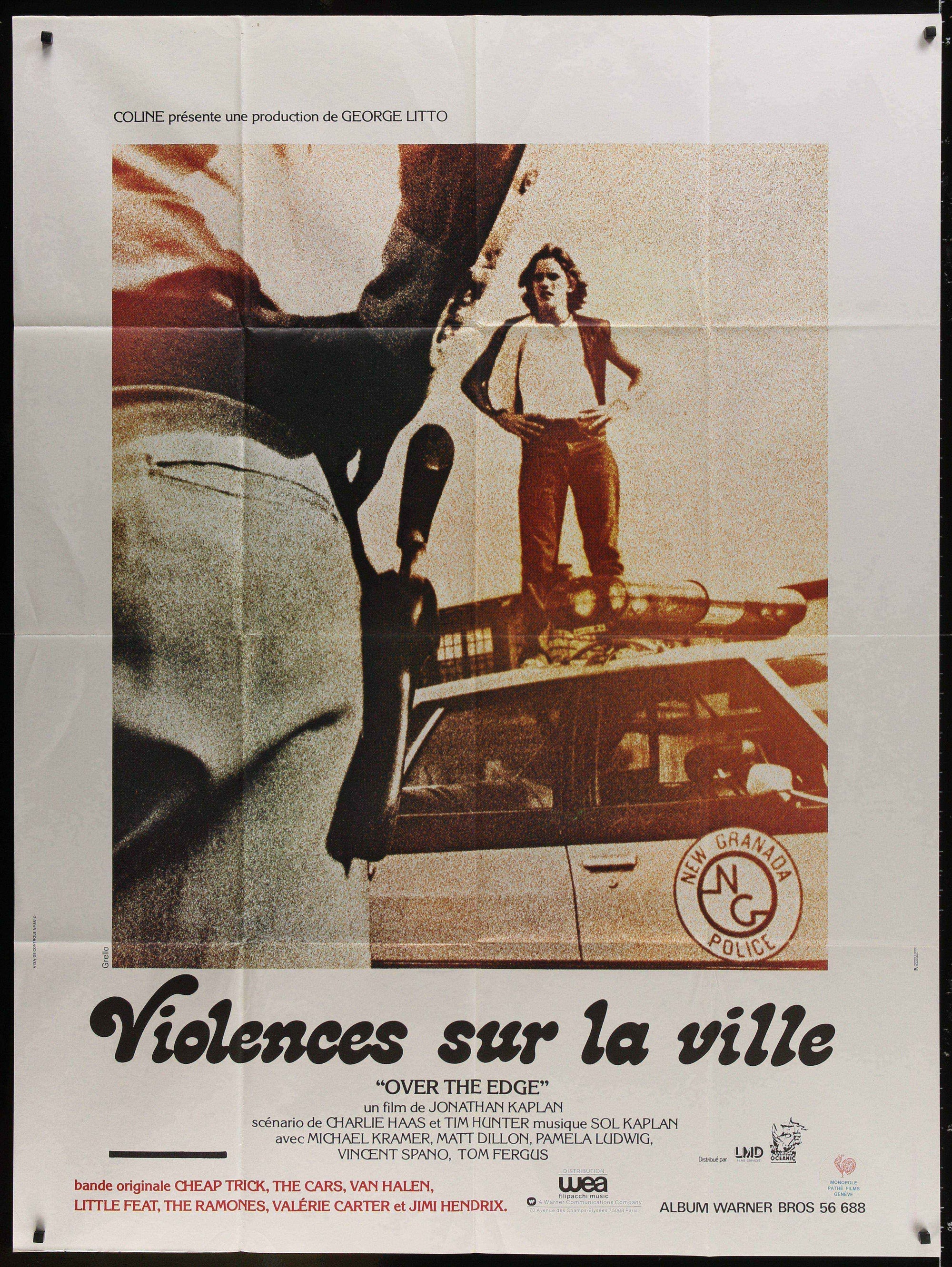 Over the Edge Movie Poster 1980 French 1 panel (47x63)