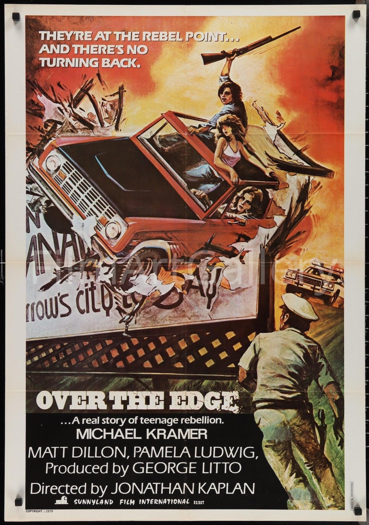 Over the Edge Movie Poster 1979 1 Sheet (27x41)