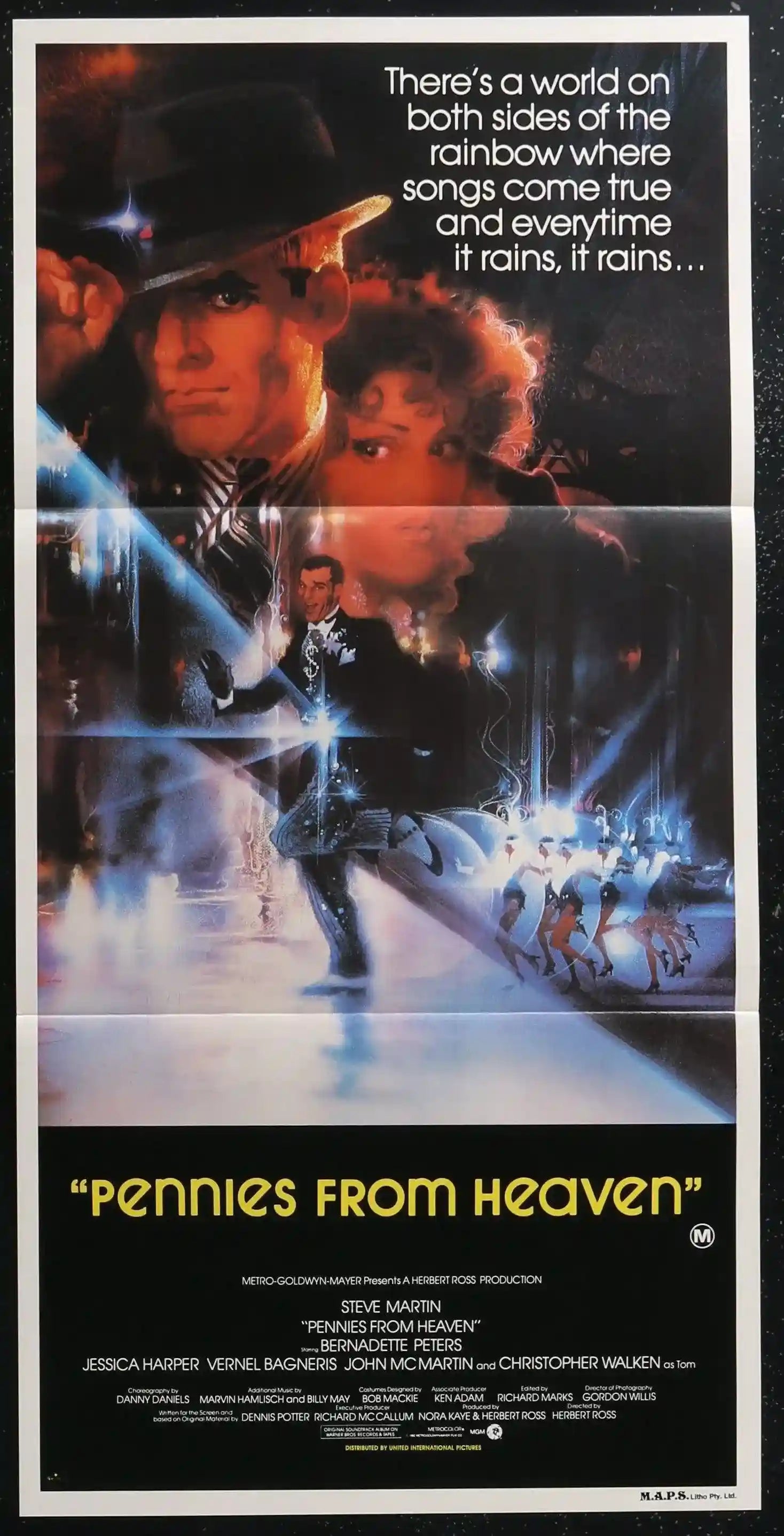 Pennies From Heaven Film Pennies From Heaven Movie Poster Print (27 X