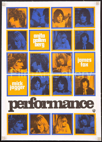Performance Movie Poster 1970 16x22