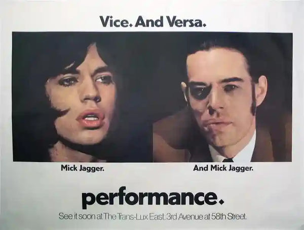 Performance Movie Poster 1970 Subway 2 sheet (45x59)