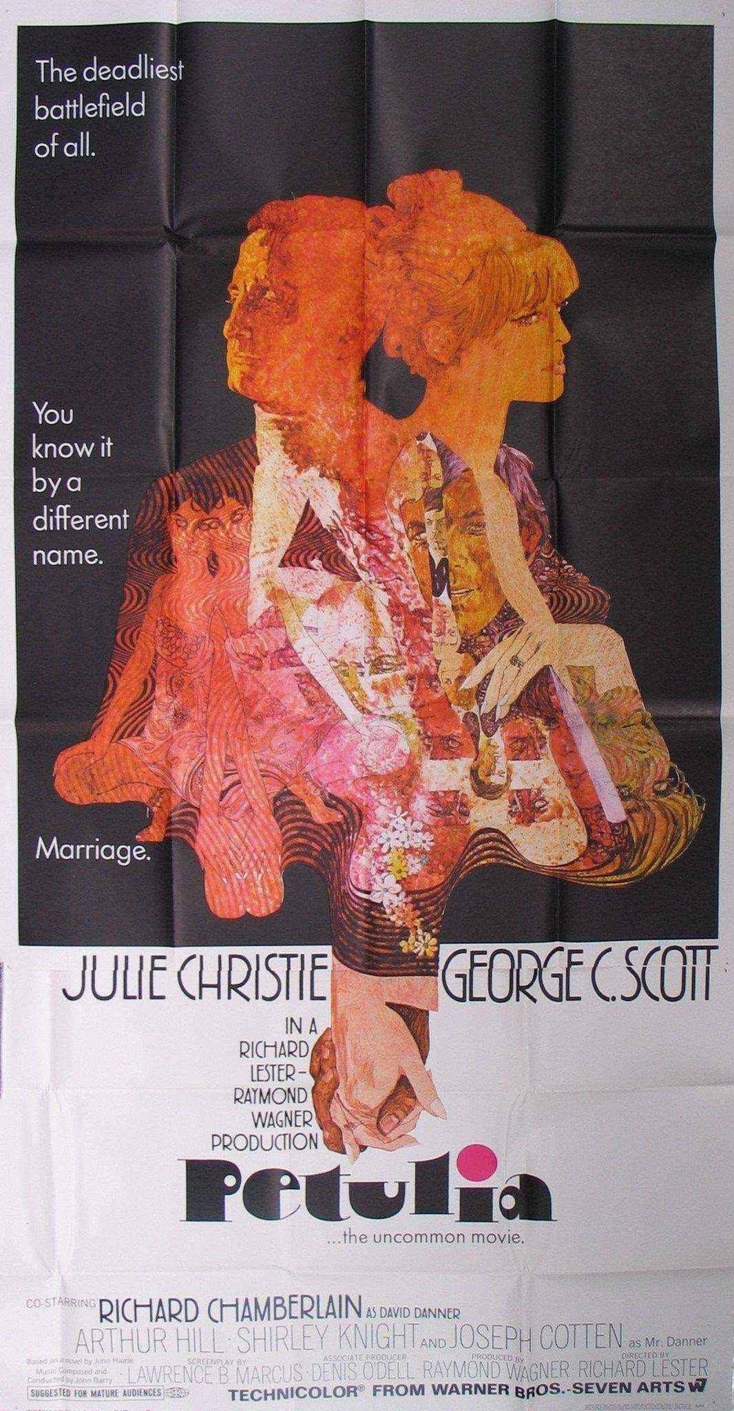 Petulia Movie Poster 1968 3 Sheet (41x81)