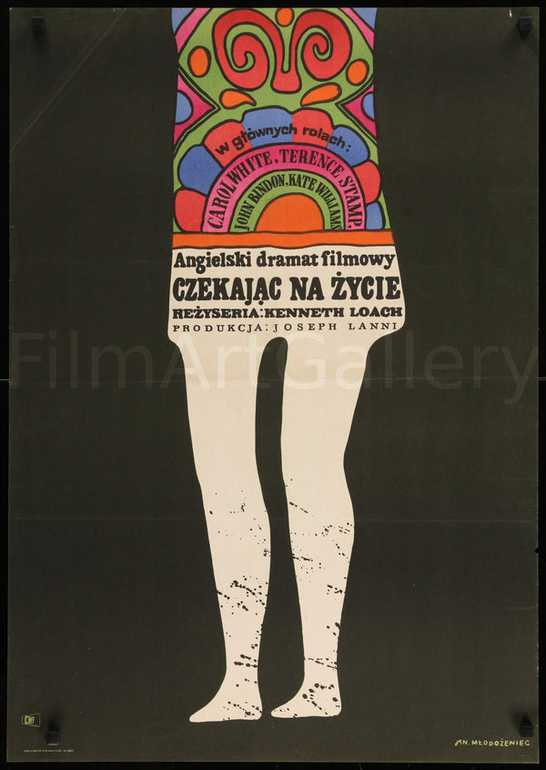 Poor Cow Movie Poster 1969 Polish A1 (23x33)