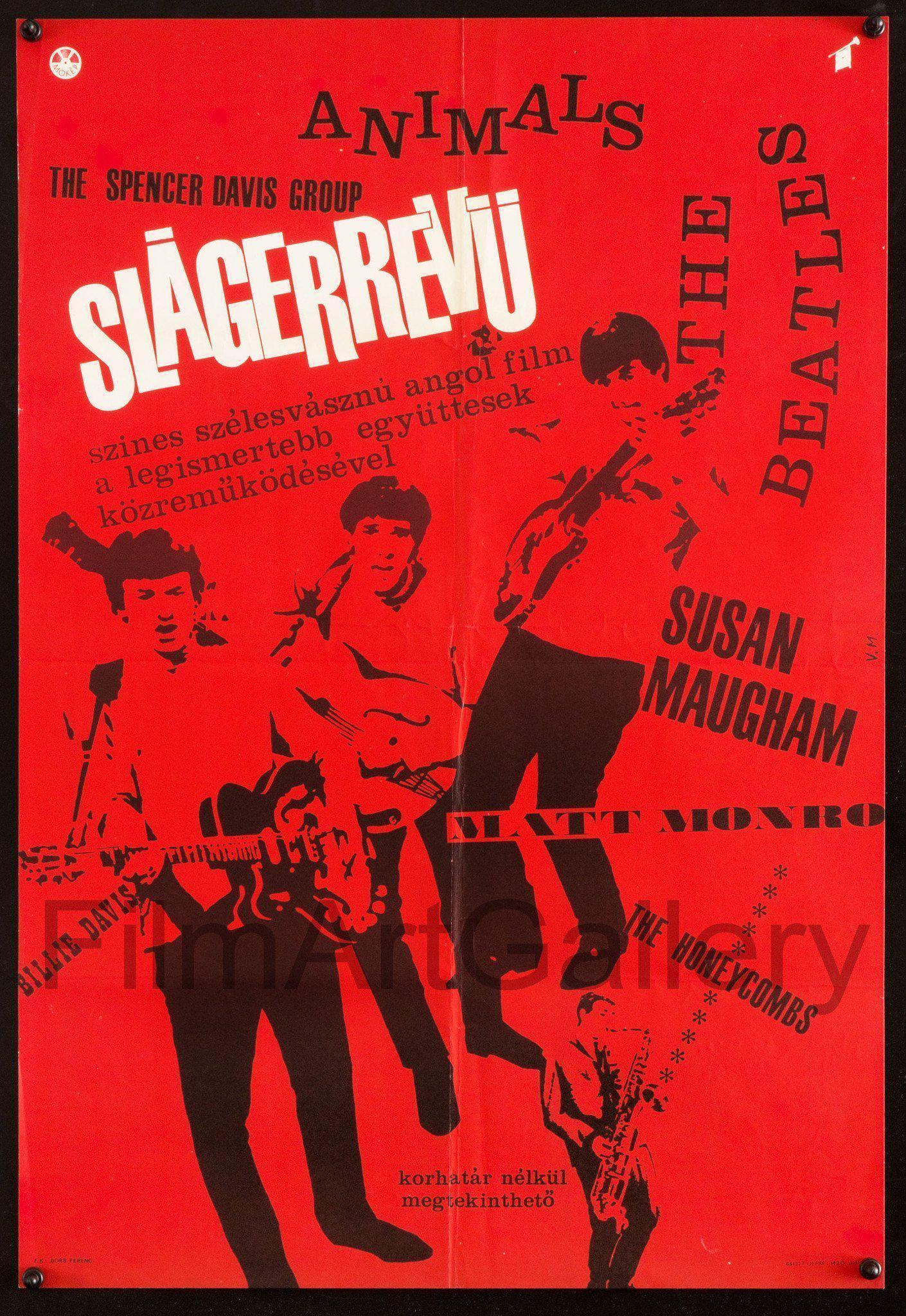 Pop Gear (Go Go Mania) Movie Poster 1966 15.5x22.5