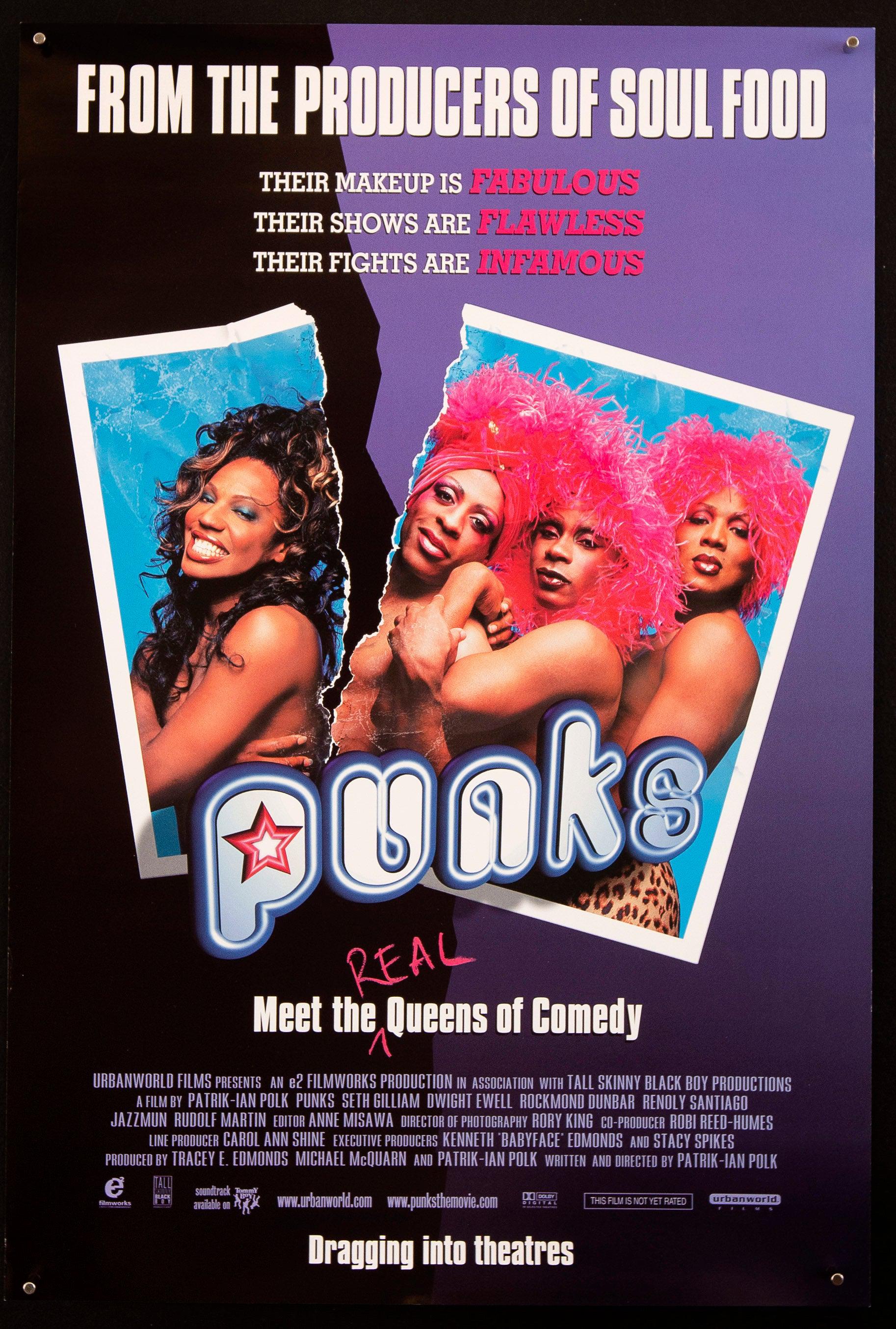 Punks Movie Poster 2000 13x20