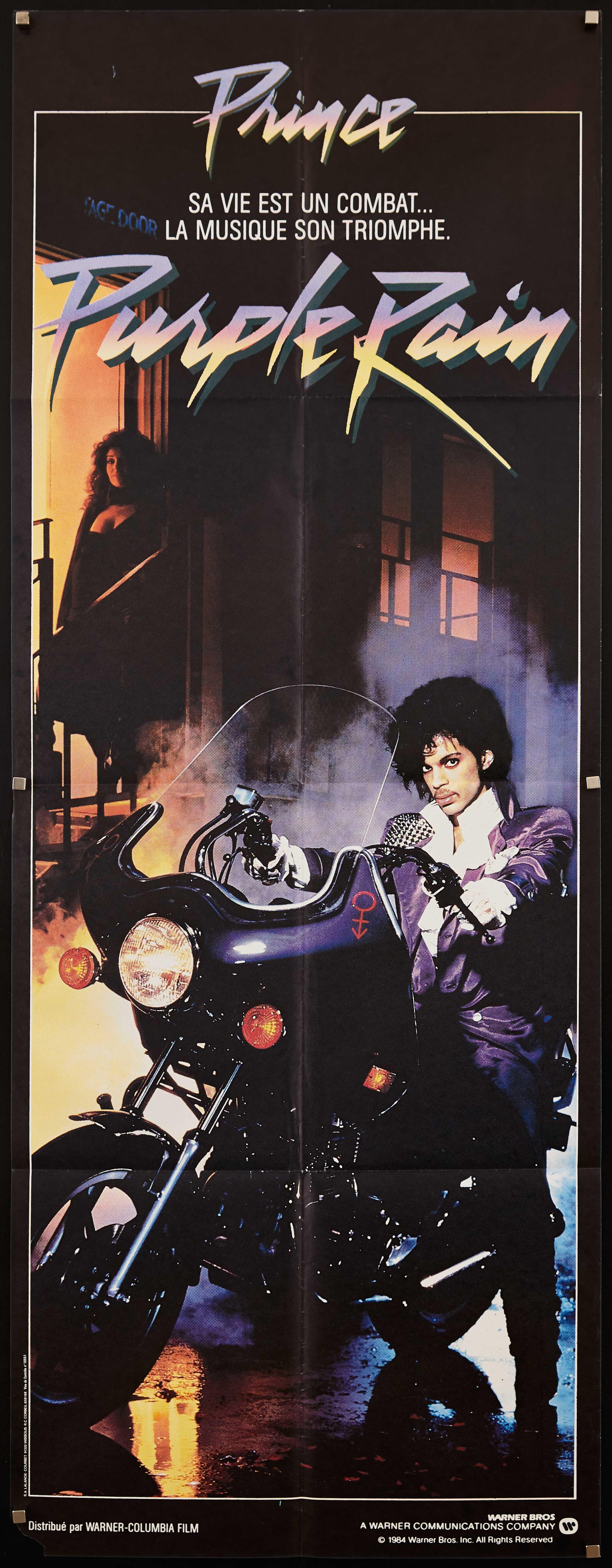 Purple Rain Movie Poster 1985 23x63