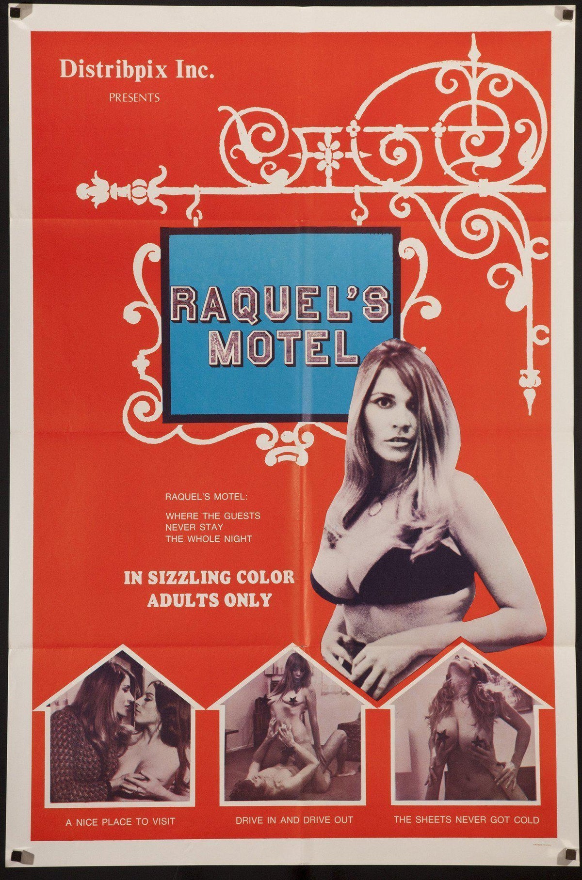 Raquel's Motel Movie Poster 1970 1 Sheet (27x41)