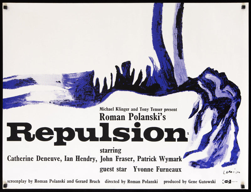 Repulsion Movie Poster 1974 RI British Quad (30x40)