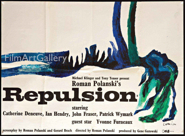 Repulsion Movie Poster 1965 British Quad (30x40)