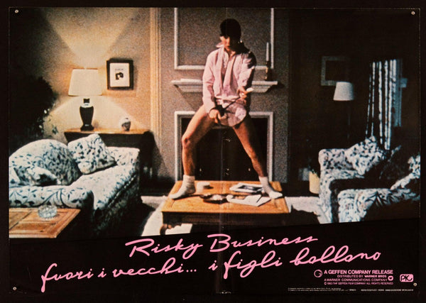 Risky Business Movie Poster 1984 Italian Photobusta (18x26)