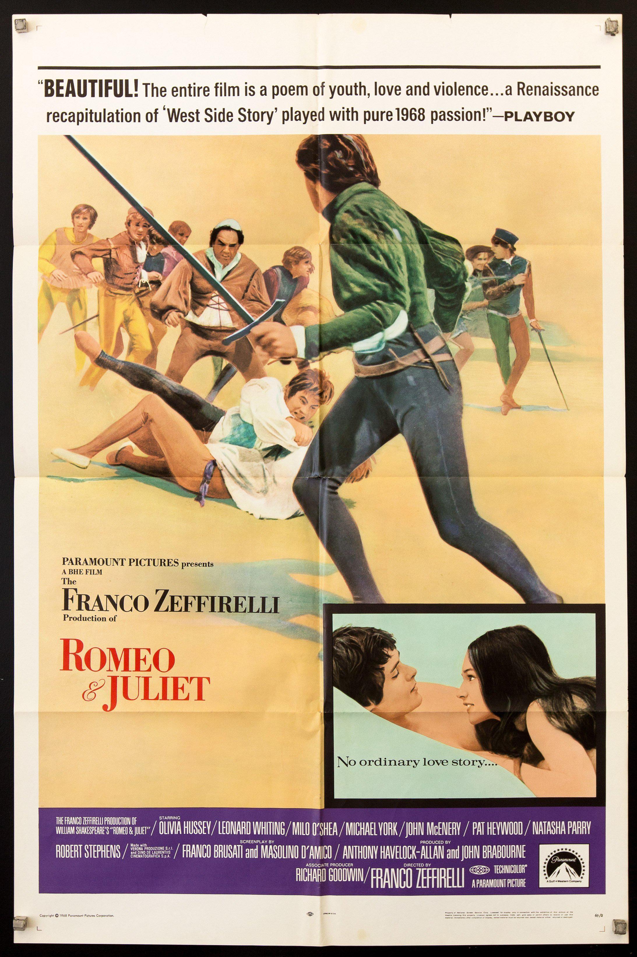 Romeo And Juliet Movie Poster