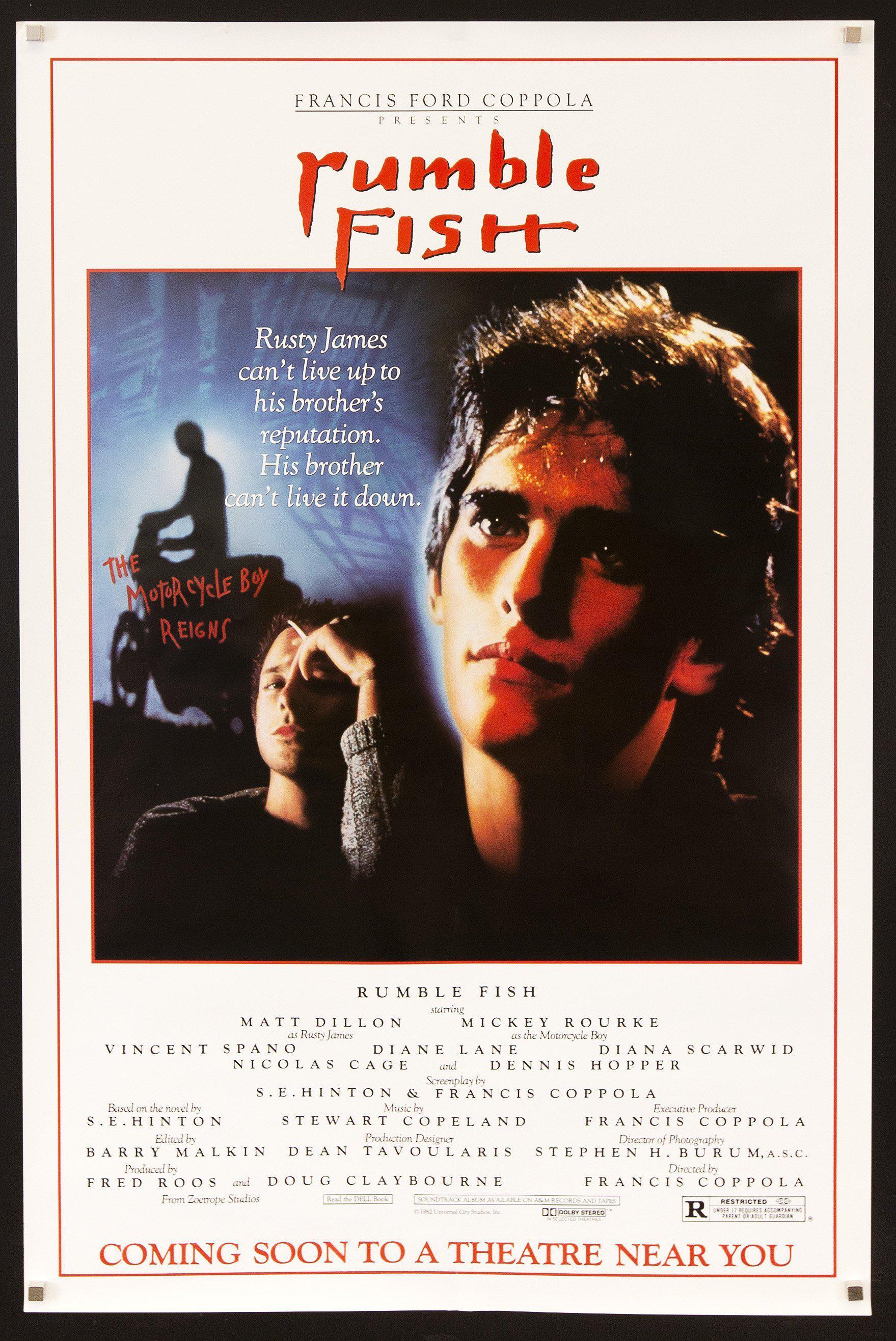 Rumble Fish Movie Poster 1983 1 Sheet (27x41)