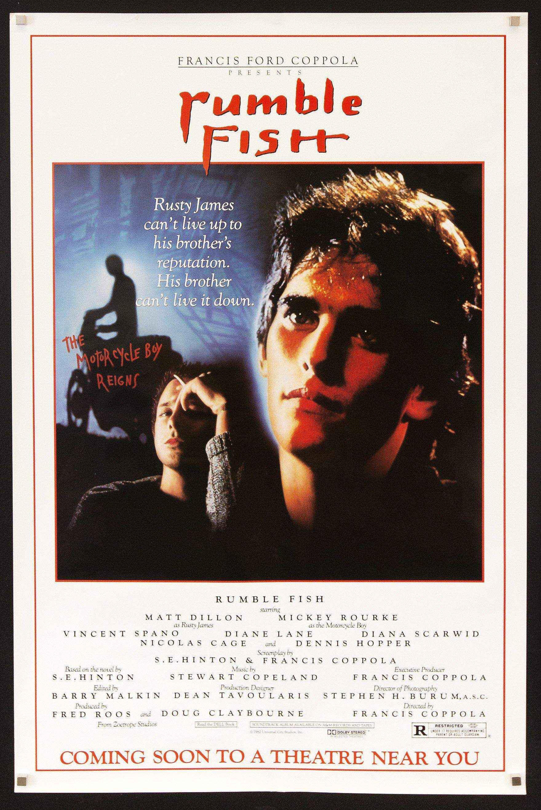 Rumble Fish Movie Poster 1983 1 Sheet (27x41)