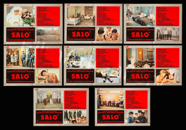 Salo Movie Poster 1976 Italian Photobusta (18x26)
