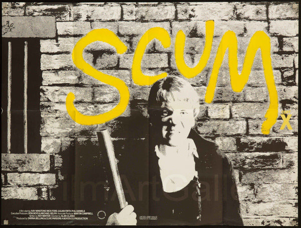 Scum Movie Poster 1979 British Quad (30x40)