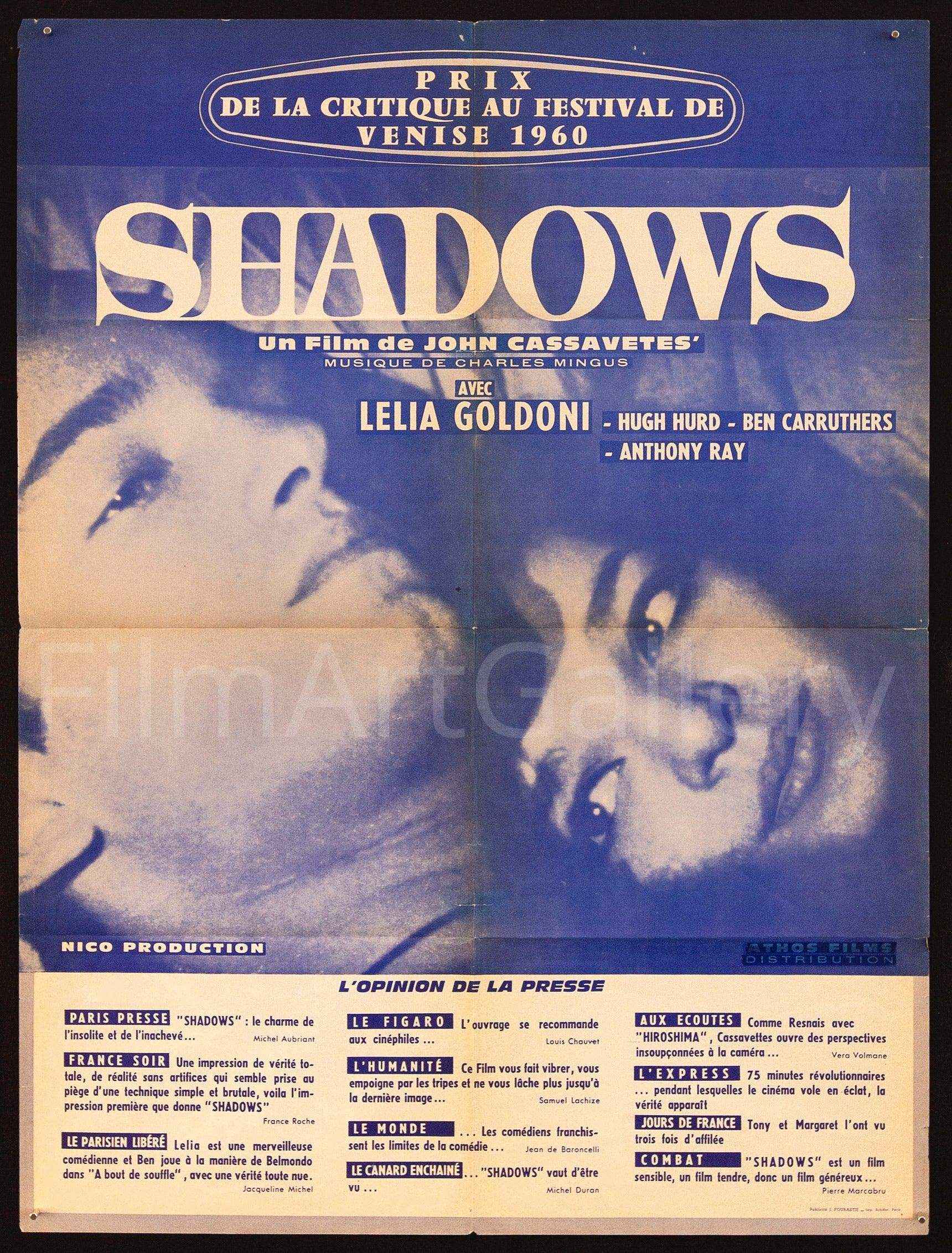 Shadows Movie Poster 1961 French small (23x32)