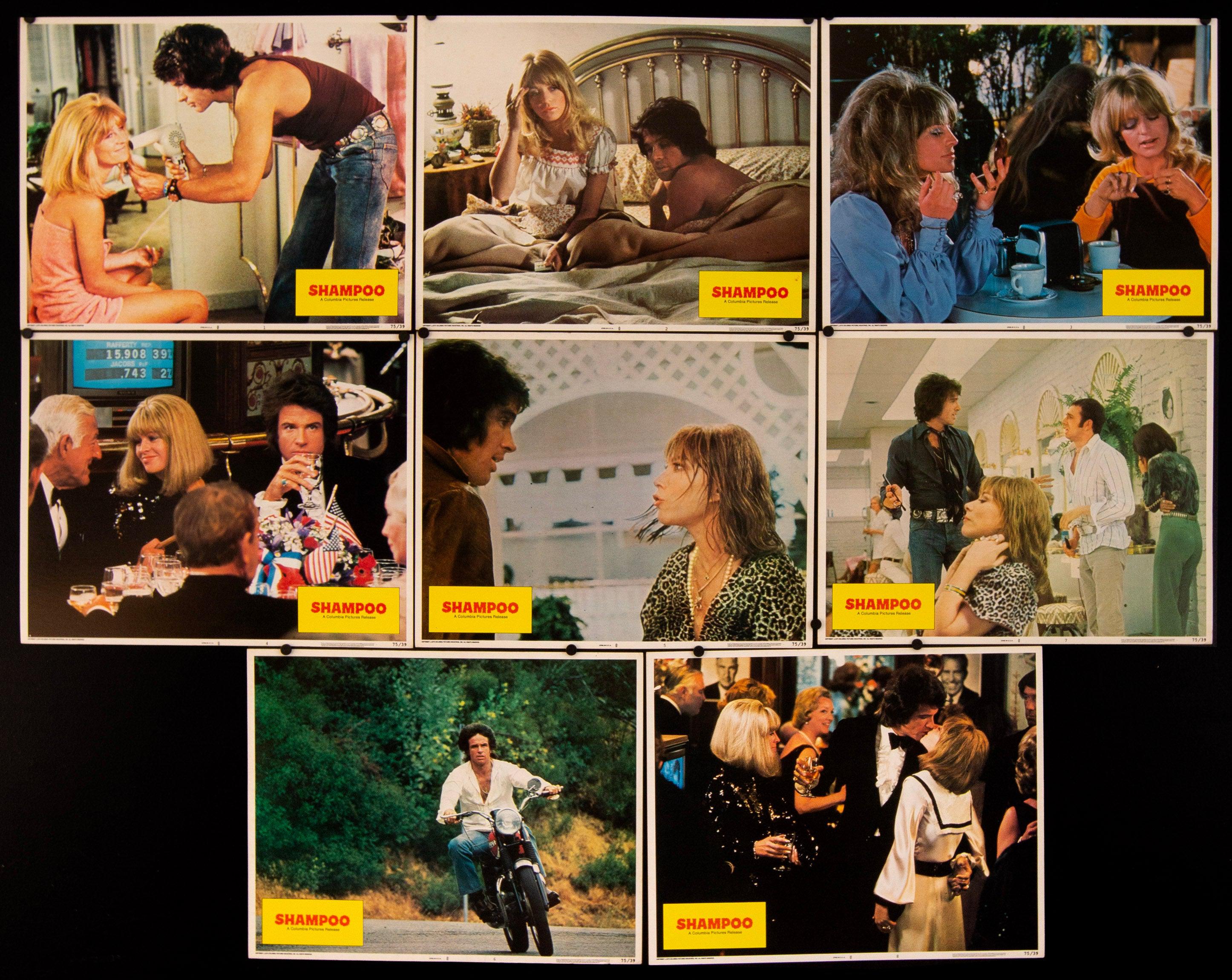 Shampoo Movie Poster 1975 Lobby Card Set (8-11x14)