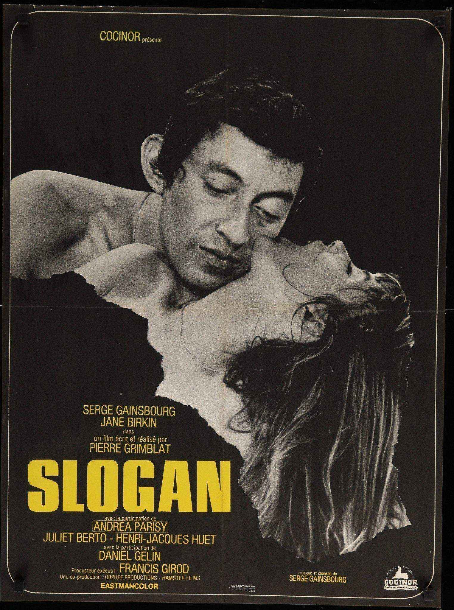 Slogan Movie Poster 1969 French Small (23x32)
