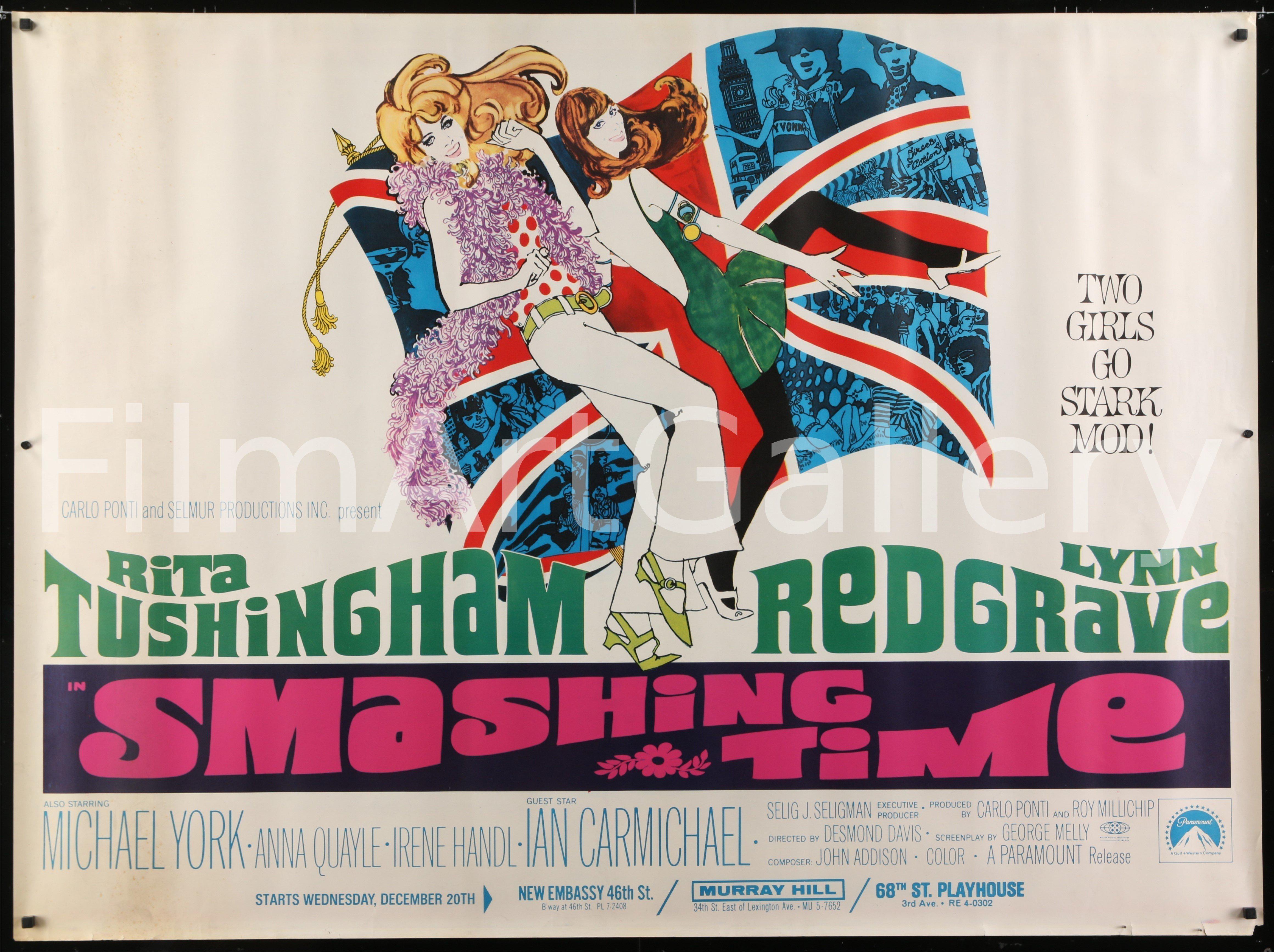 Smashing Time Movie Poster 1968 Subway 2 Sheet (45x59)