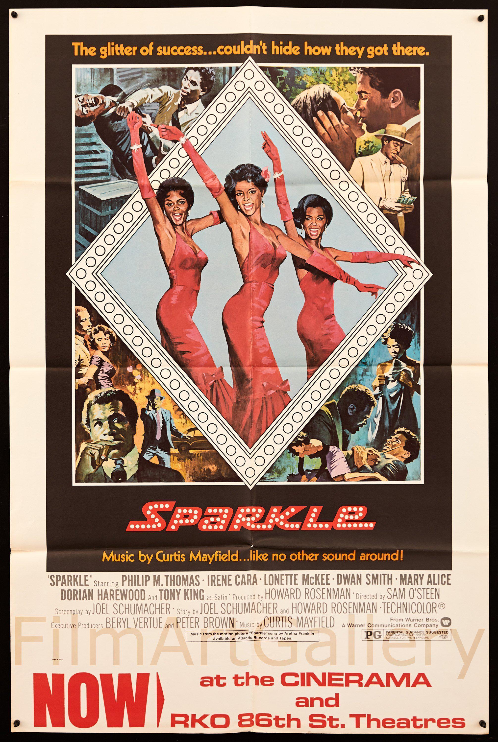 Sparkle Movie Poster 1976 Subway 1 Sheet (29x45)