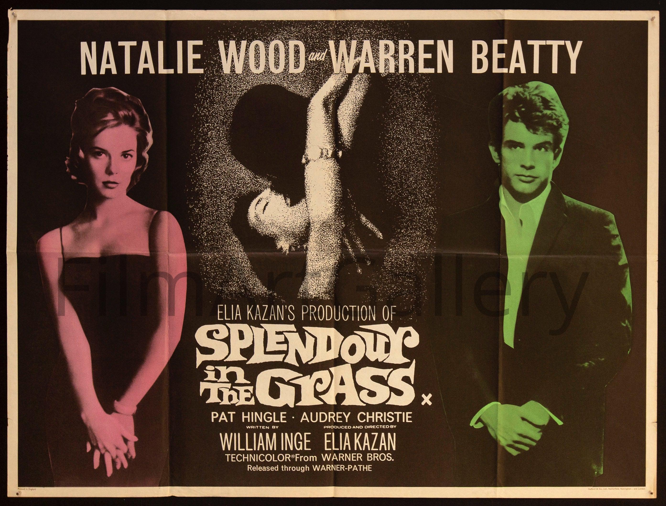 Splendor In the Grass Movie Poster 1962 British Quad (30x40)