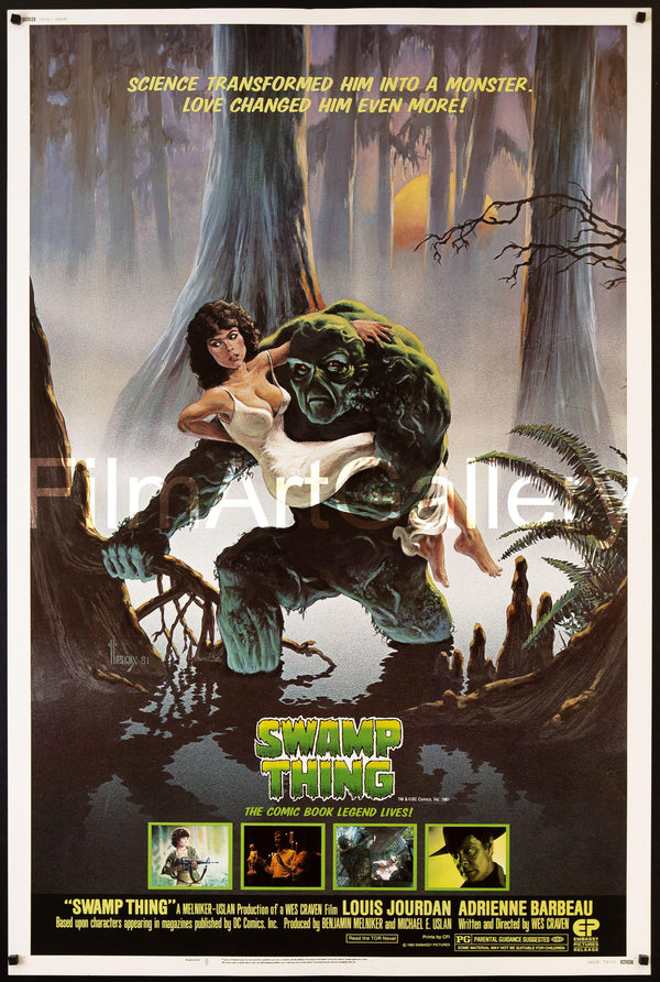Swamp Thing Movie Poster 1982 40x60