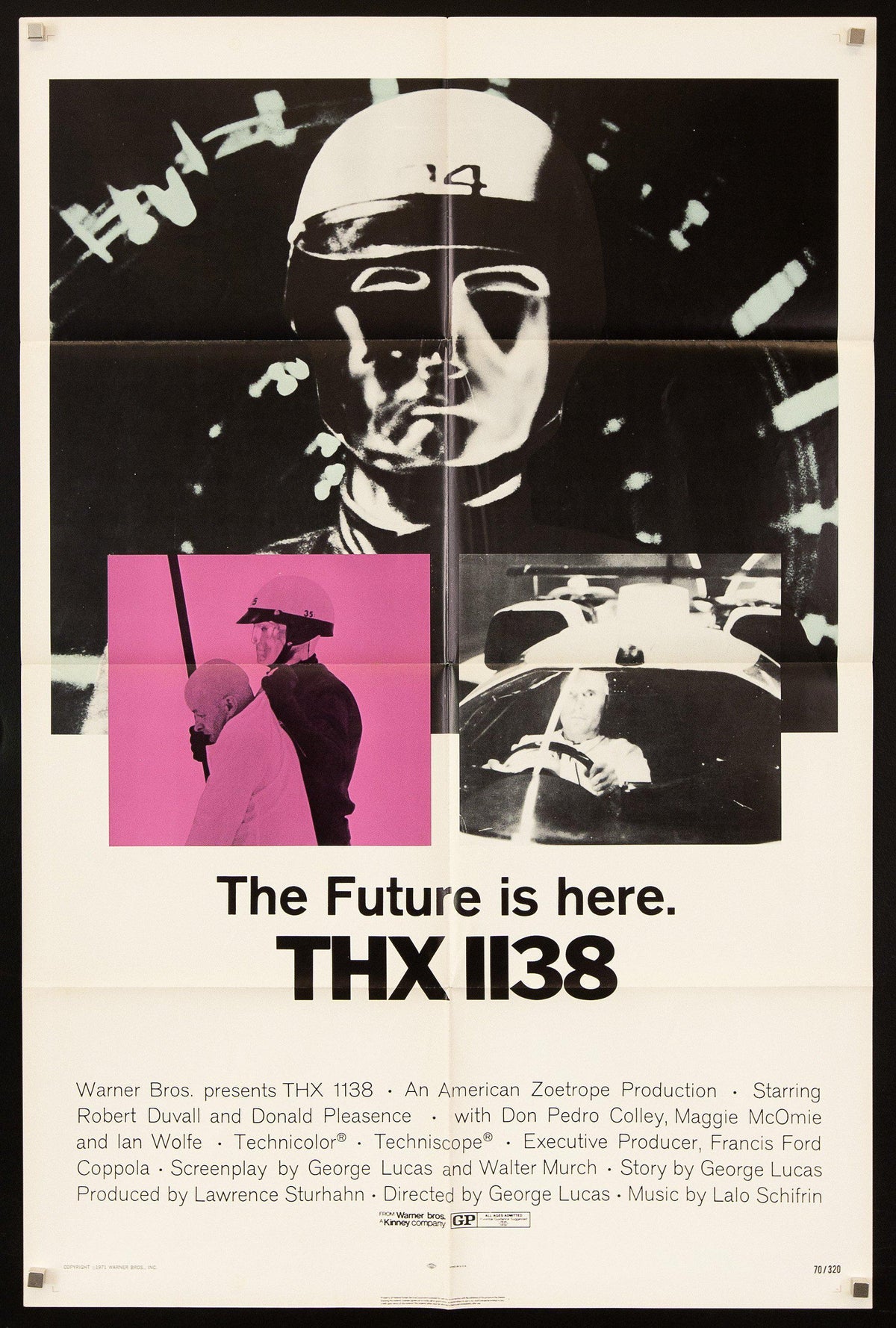 THX 1138 Movie Poster 1970 1 Sheet (27x41)