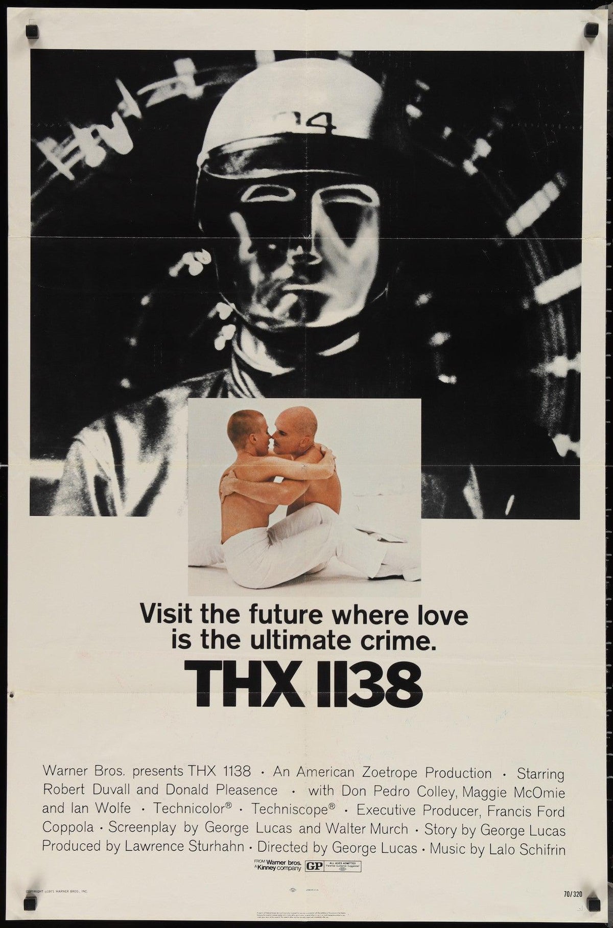 THX 1138 Movie Poster 1971 1 Sheet (27x41)