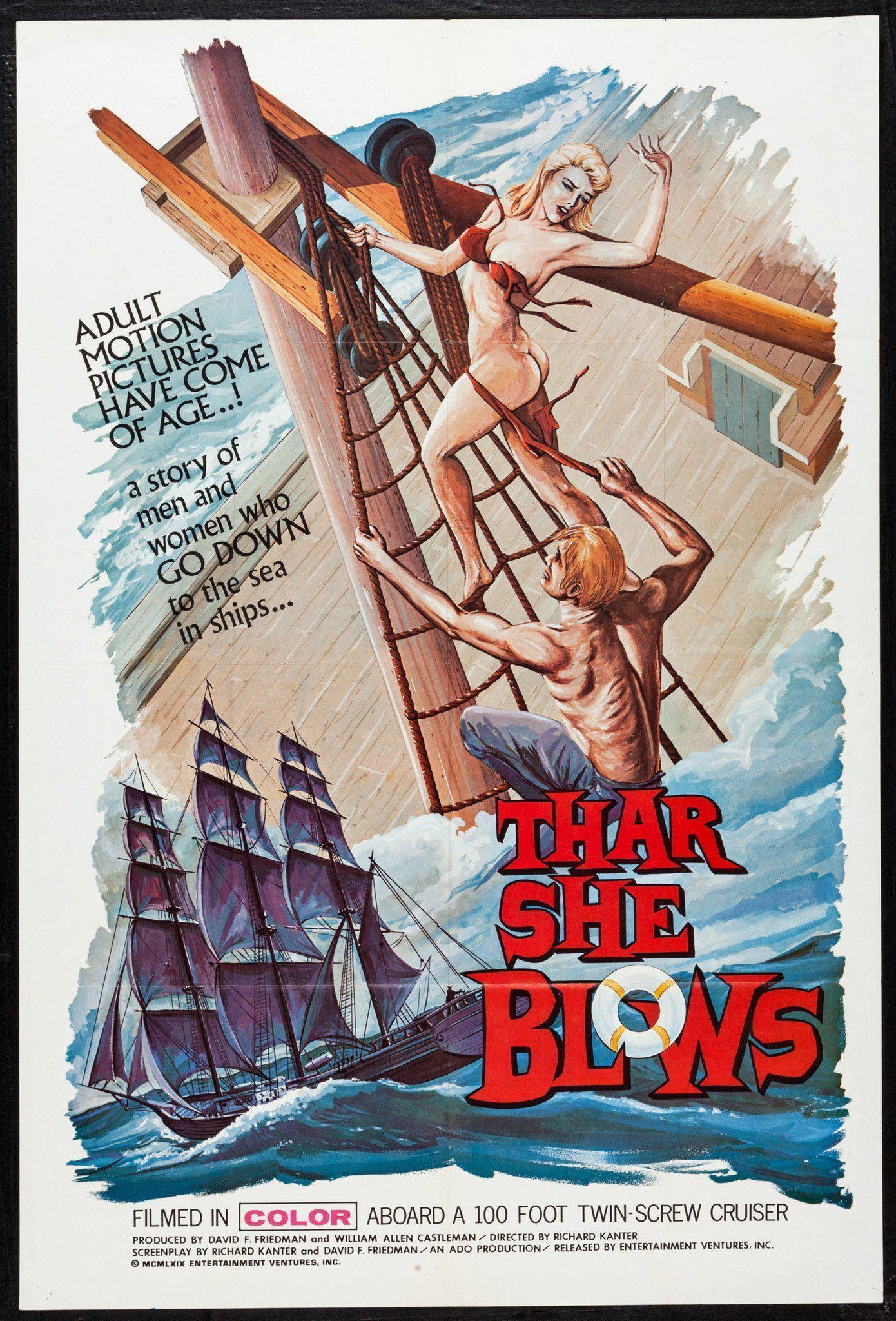 Thar She Blows Movie Poster 1969 1 Sheet (27x41)