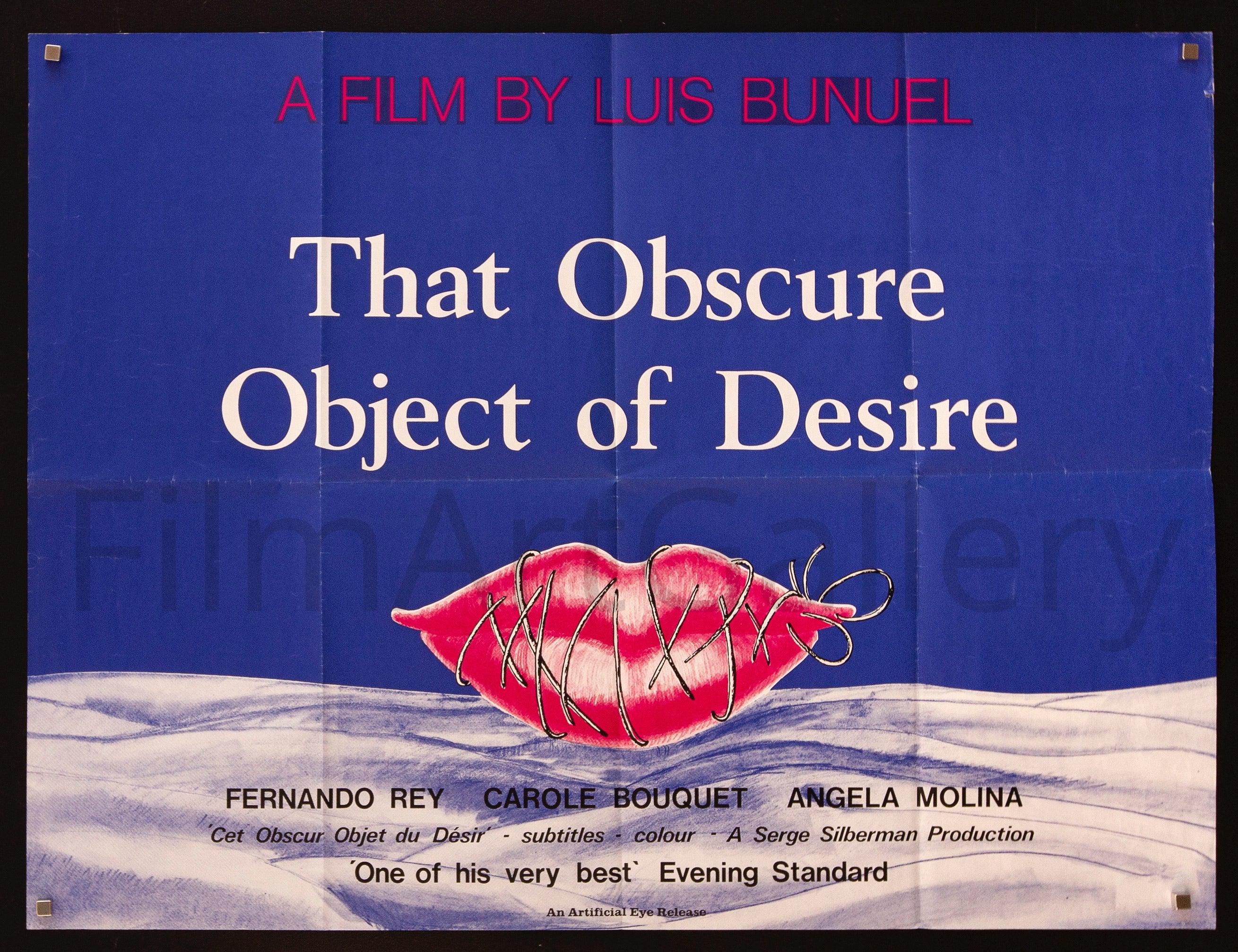That Obscure Object of Desire Movie Poster 1978 British Quad