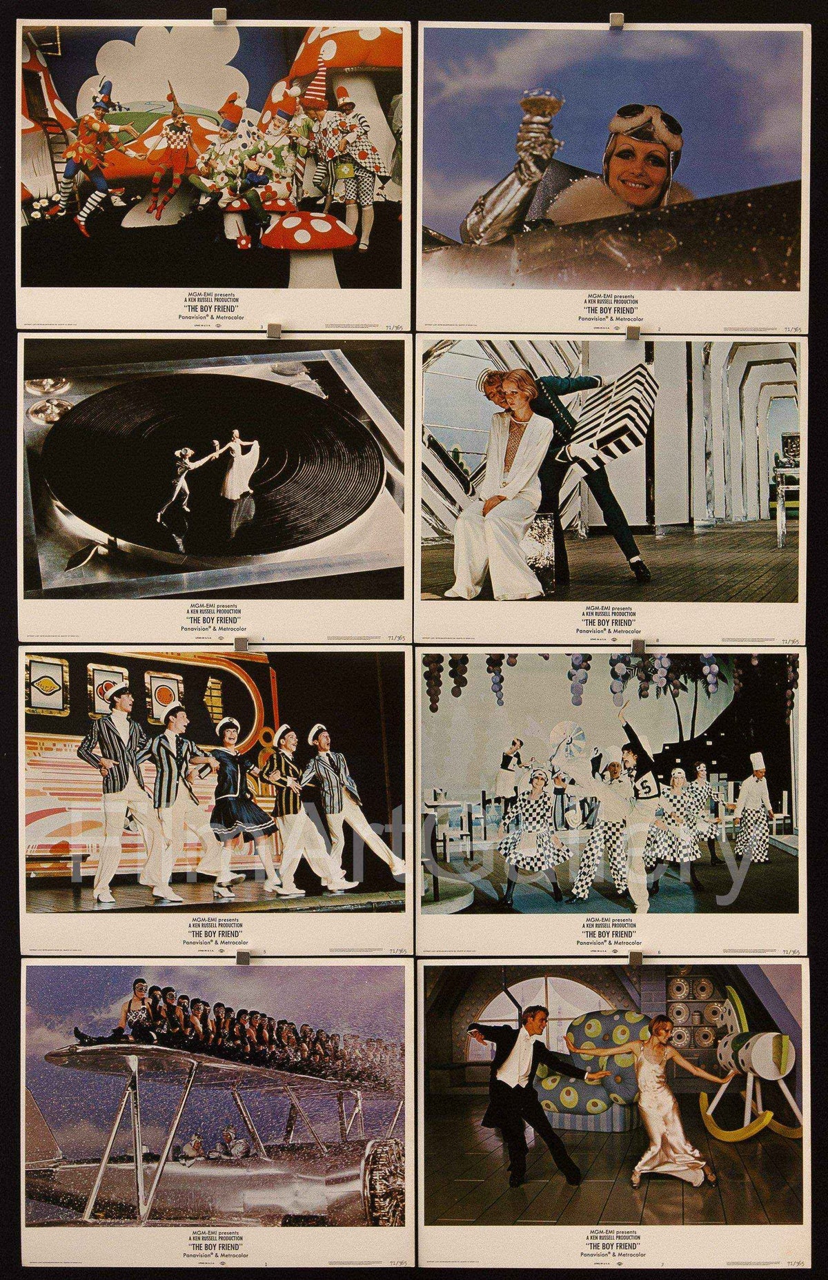 The Boy Friend (The Boyfriend) Movie Poster 1971 Lobby Card Set