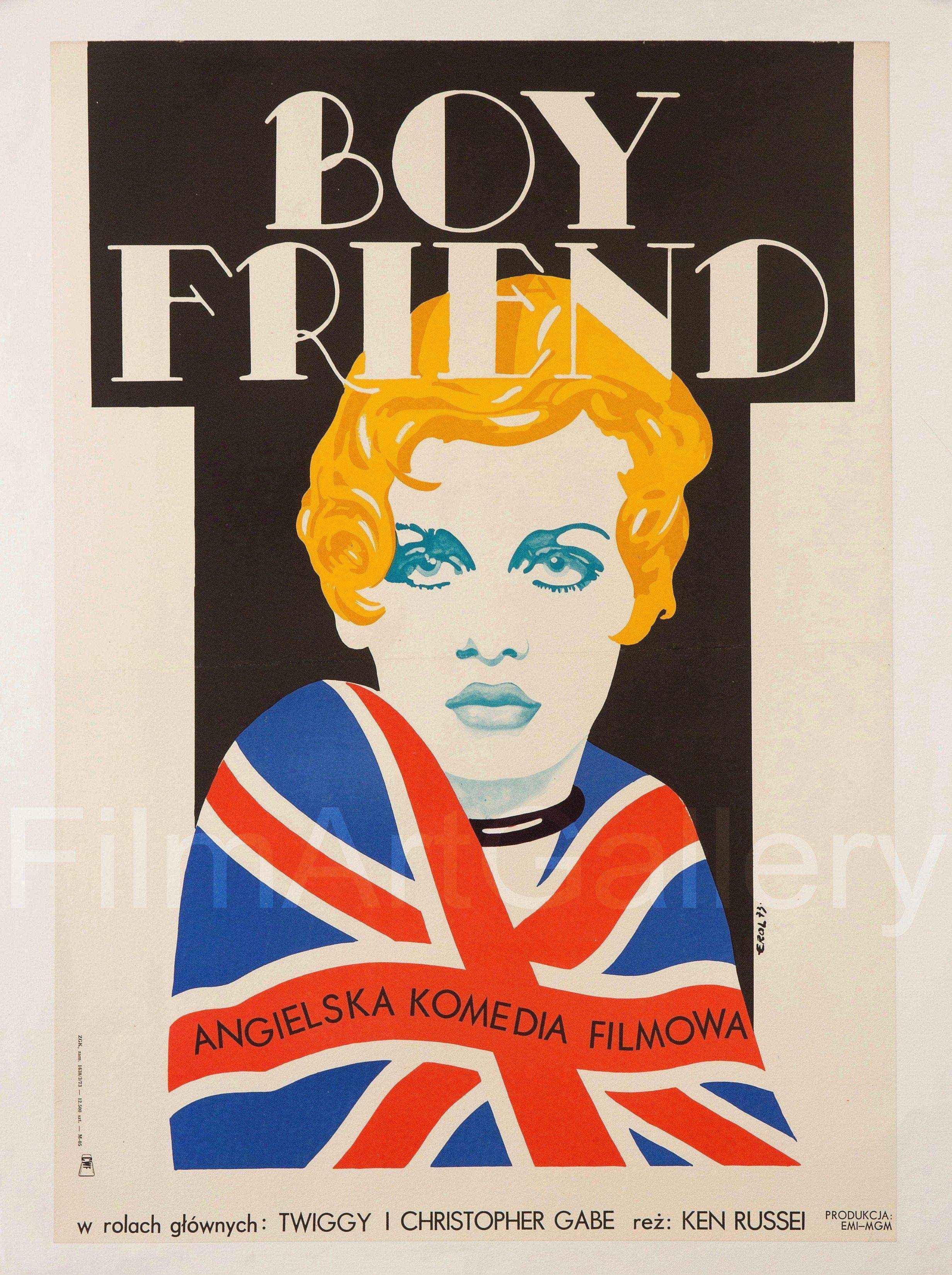 The Boy Friend (The Boyfriend) Movie Poster 1973 Polish A1