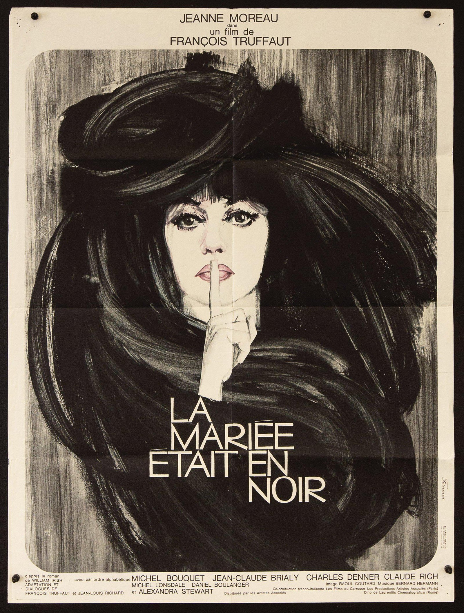 The Bride Wore Black (La Mariee Etait En Noir) Movie Poster 1968 - Film ...