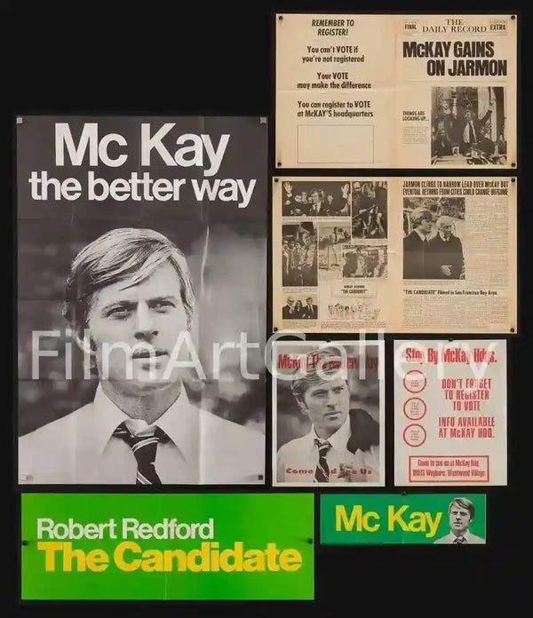The Candidate Movie Poster 1972 presskit