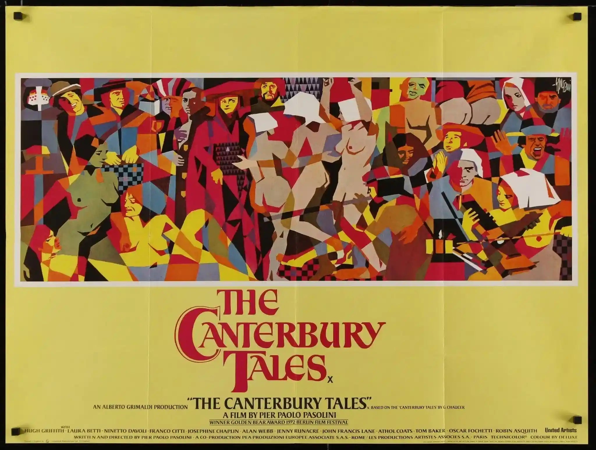 The Canterbury Tales Movie Poster 1972 British Quad (30x40)