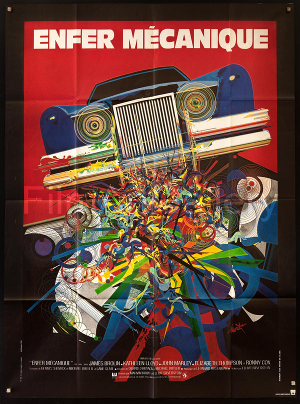 The Car Movie Poster 1977 French 1 Panel (47x63)