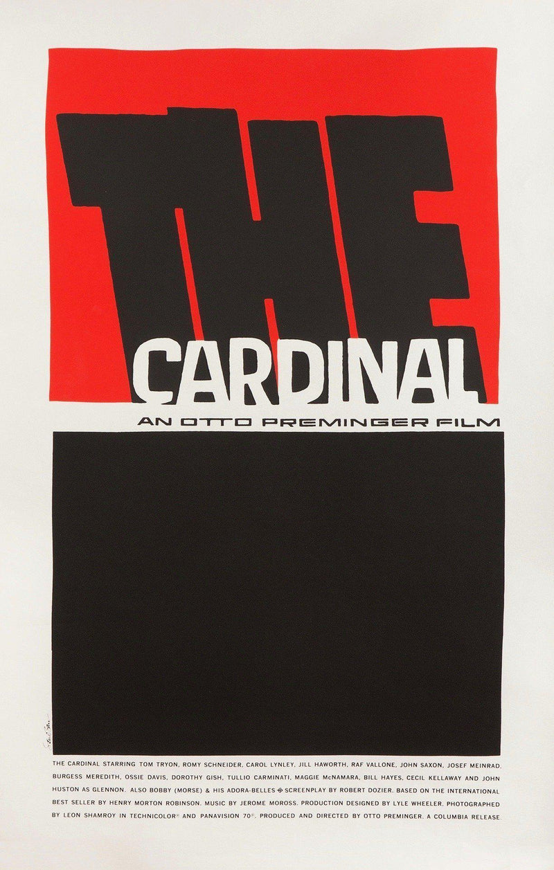 The Cardinal Movie Poster mid-1980s 25x39