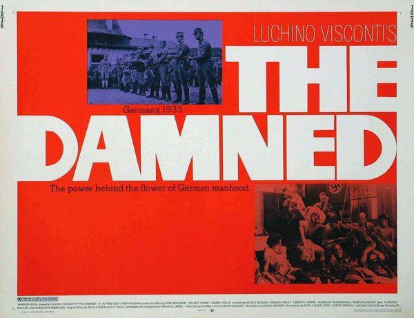 The Damned Movie Poster 1969 Half sheet (22x28)