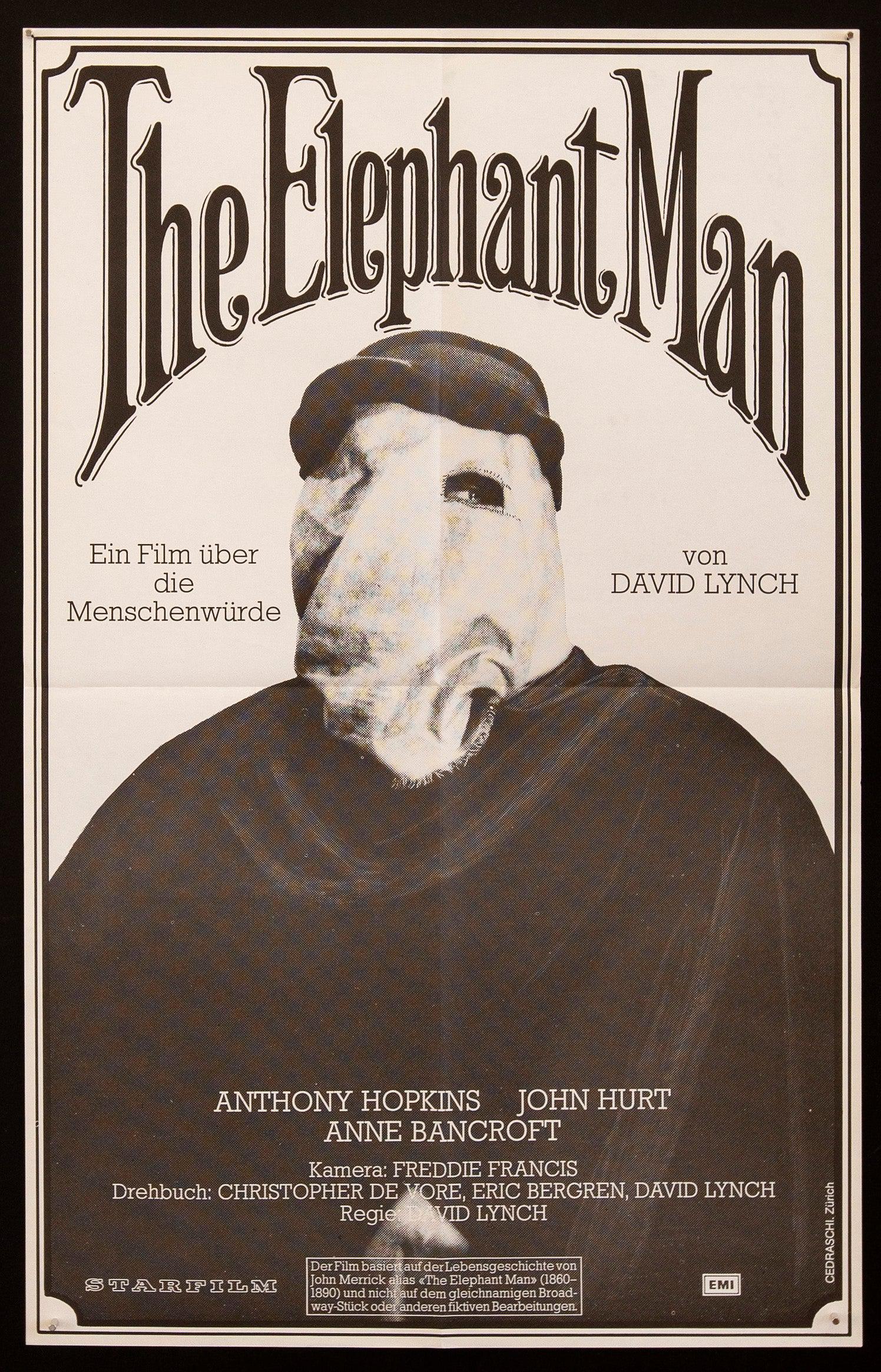 The Elephant Man Movie Poster The Elephant Man", Original Release