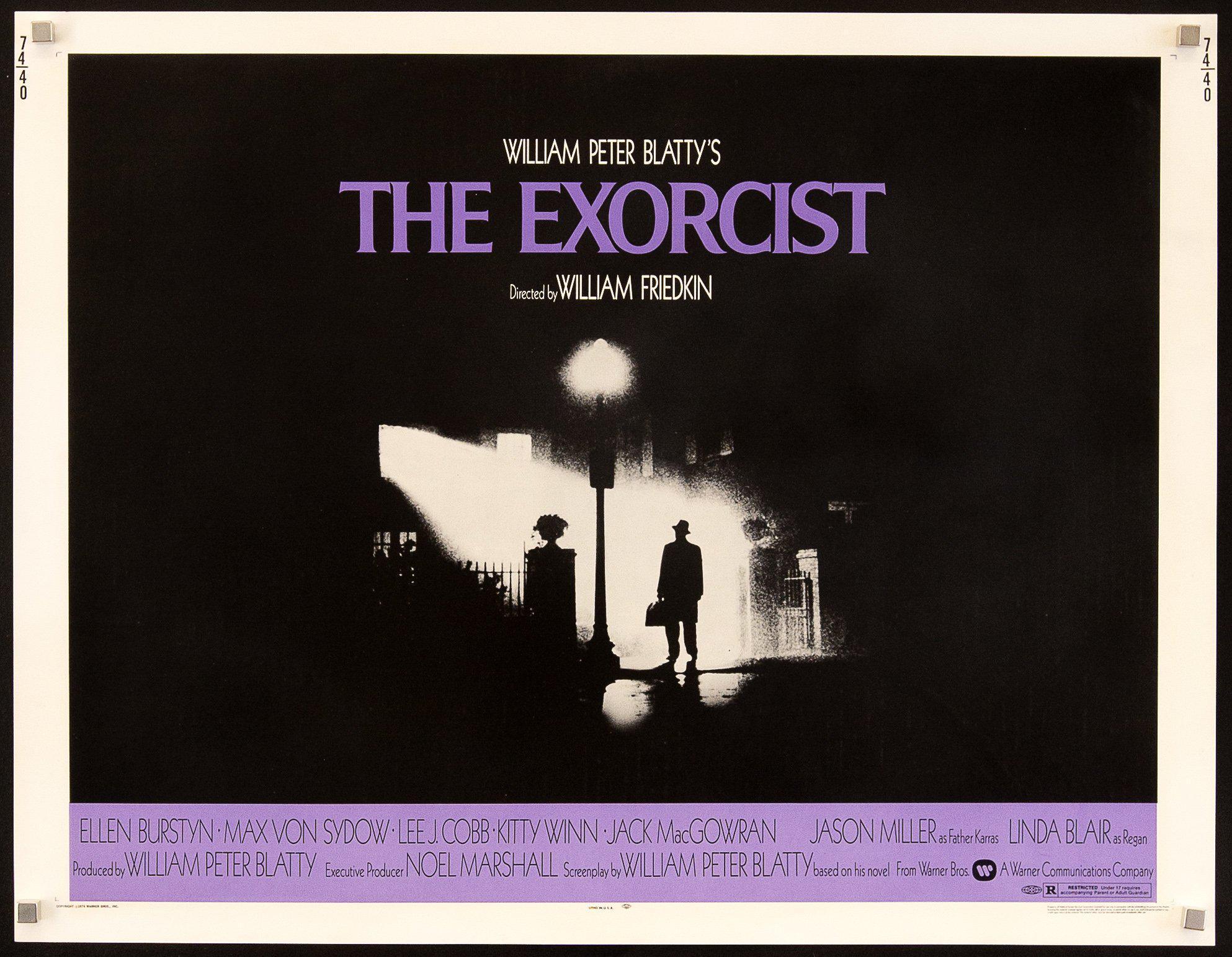 Original Exorcist Movie Poster THE EXORCIST (1973) EXTENDED DIRECTOR'S