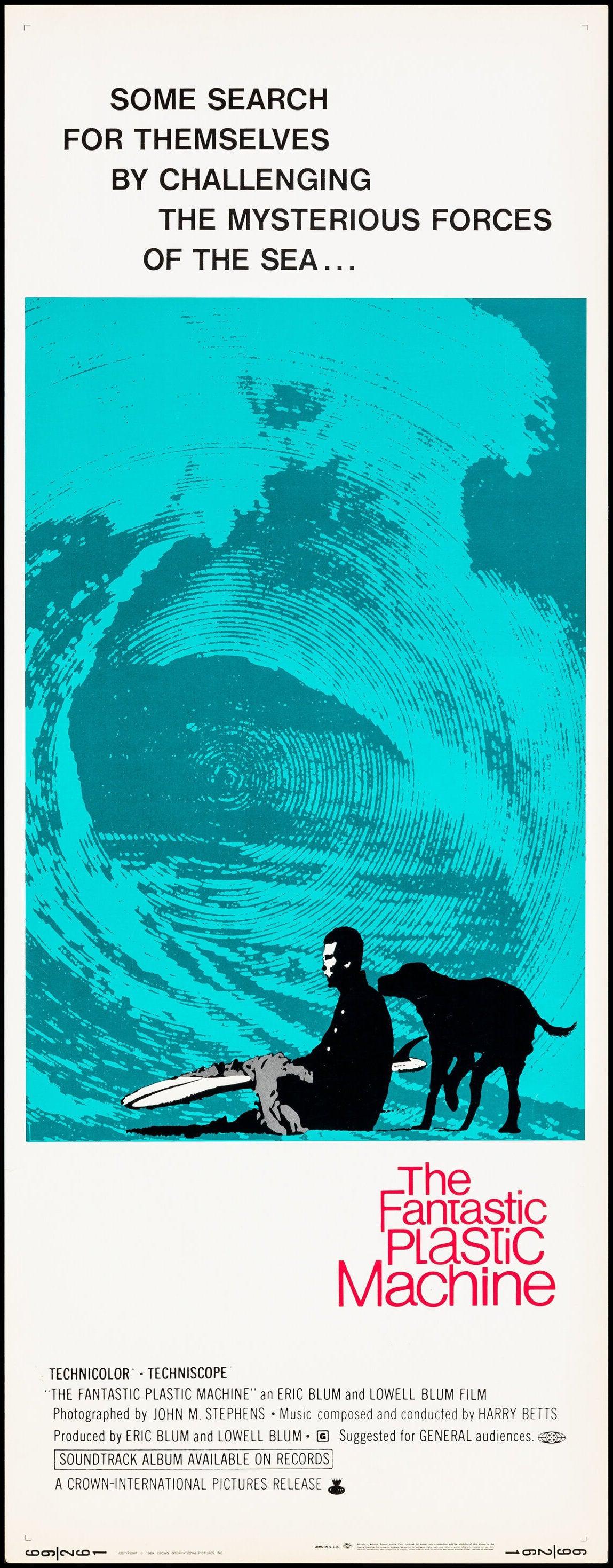 The Fantastic Plastic Machine Movie Poster 1969 Insert (14x36)