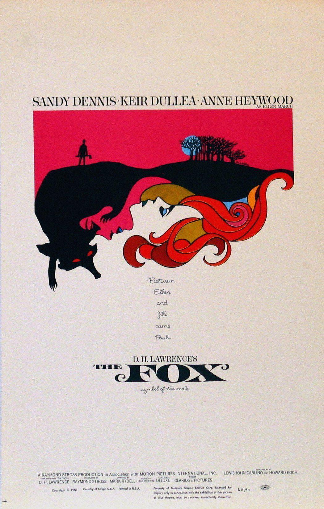 The Fox Movie Poster 1968 Window Card (14x22)