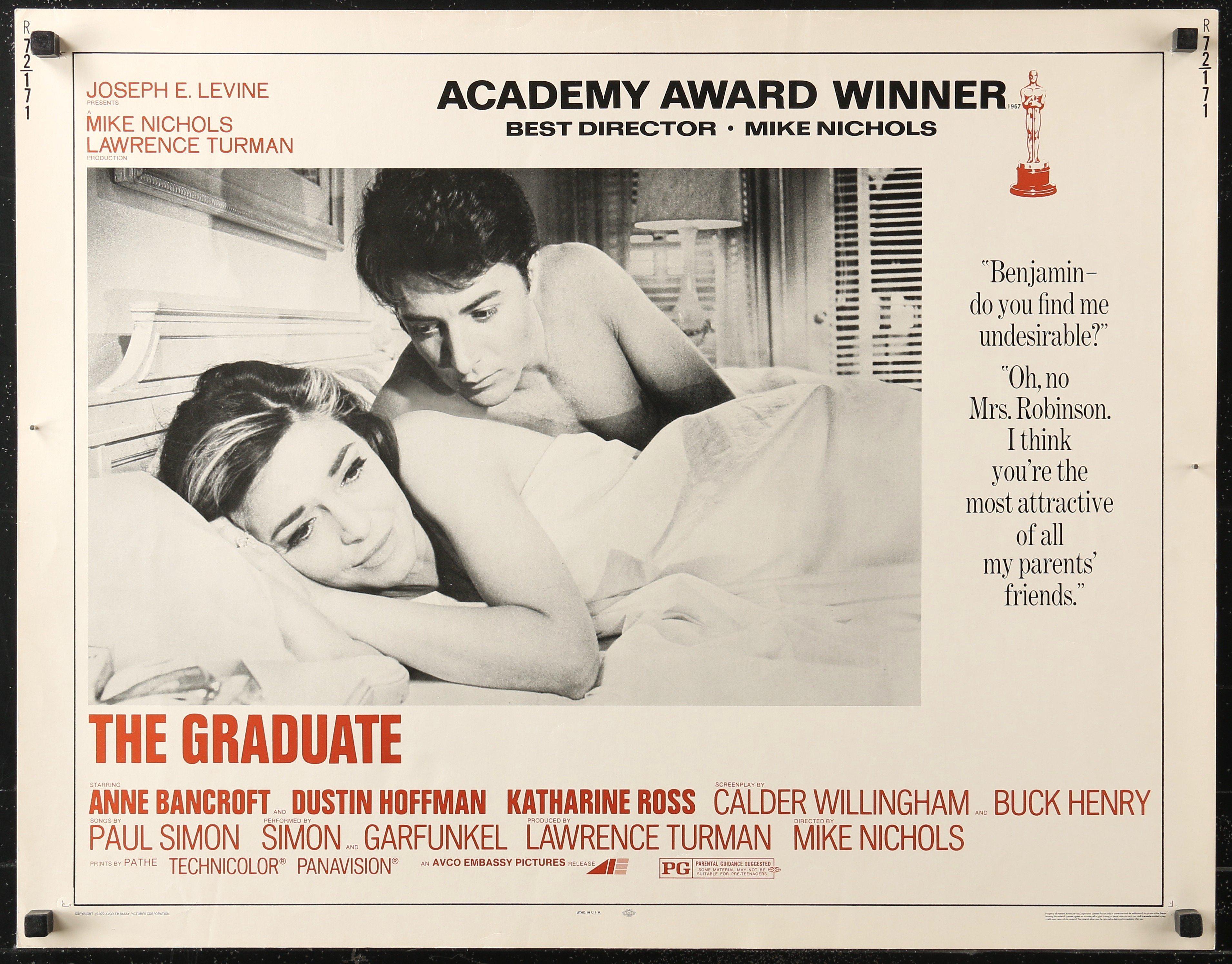 The Graduate Movie Poster 1972 RI Half Sheet (22x28)