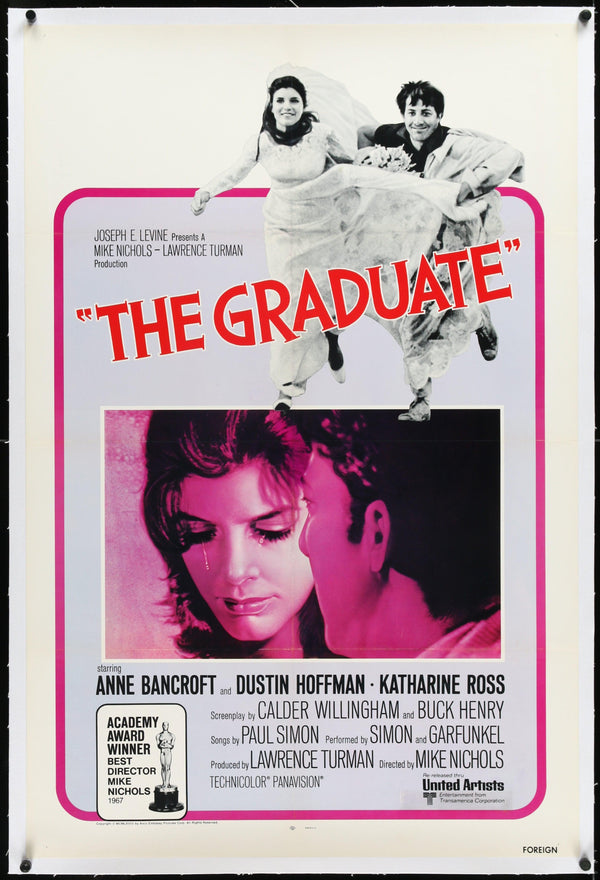 The Graduate Movie Poster 1970's RI 1 Sheet (27x41)