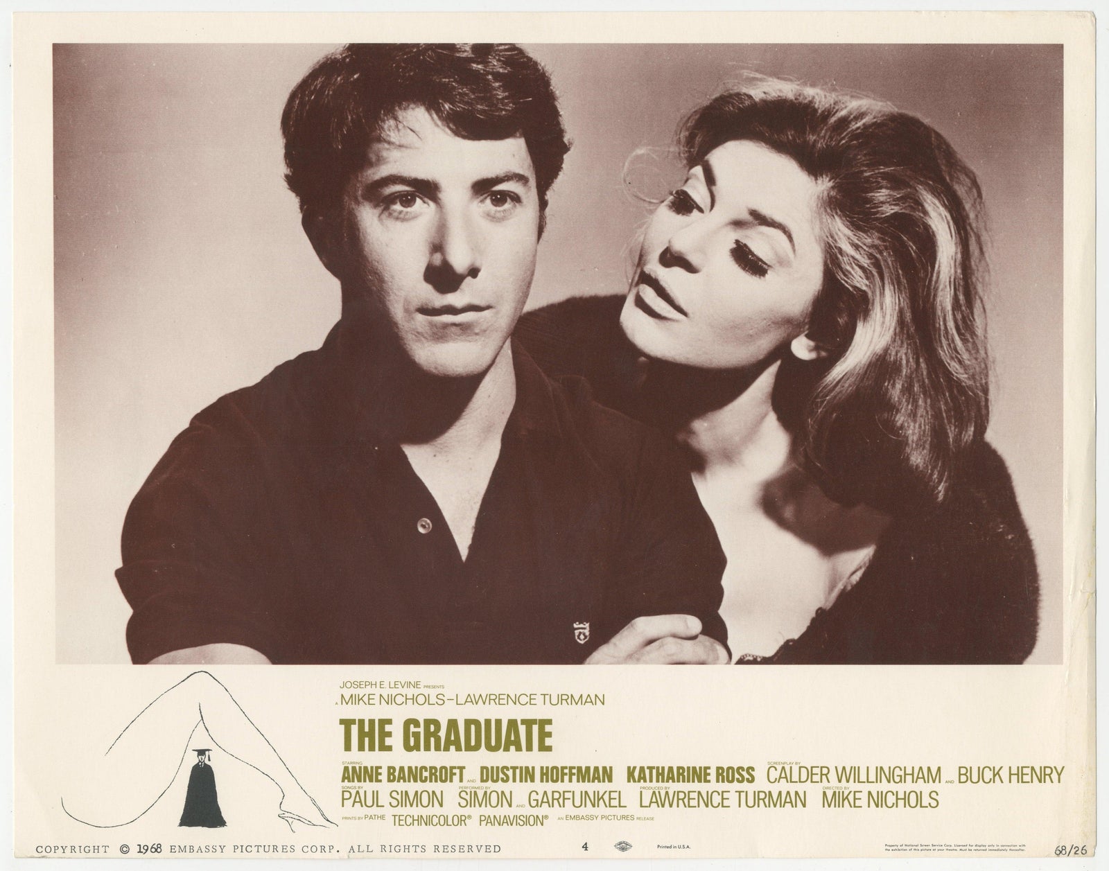 The Graduate Movie Poster 1967 Lobby Card (11x14)