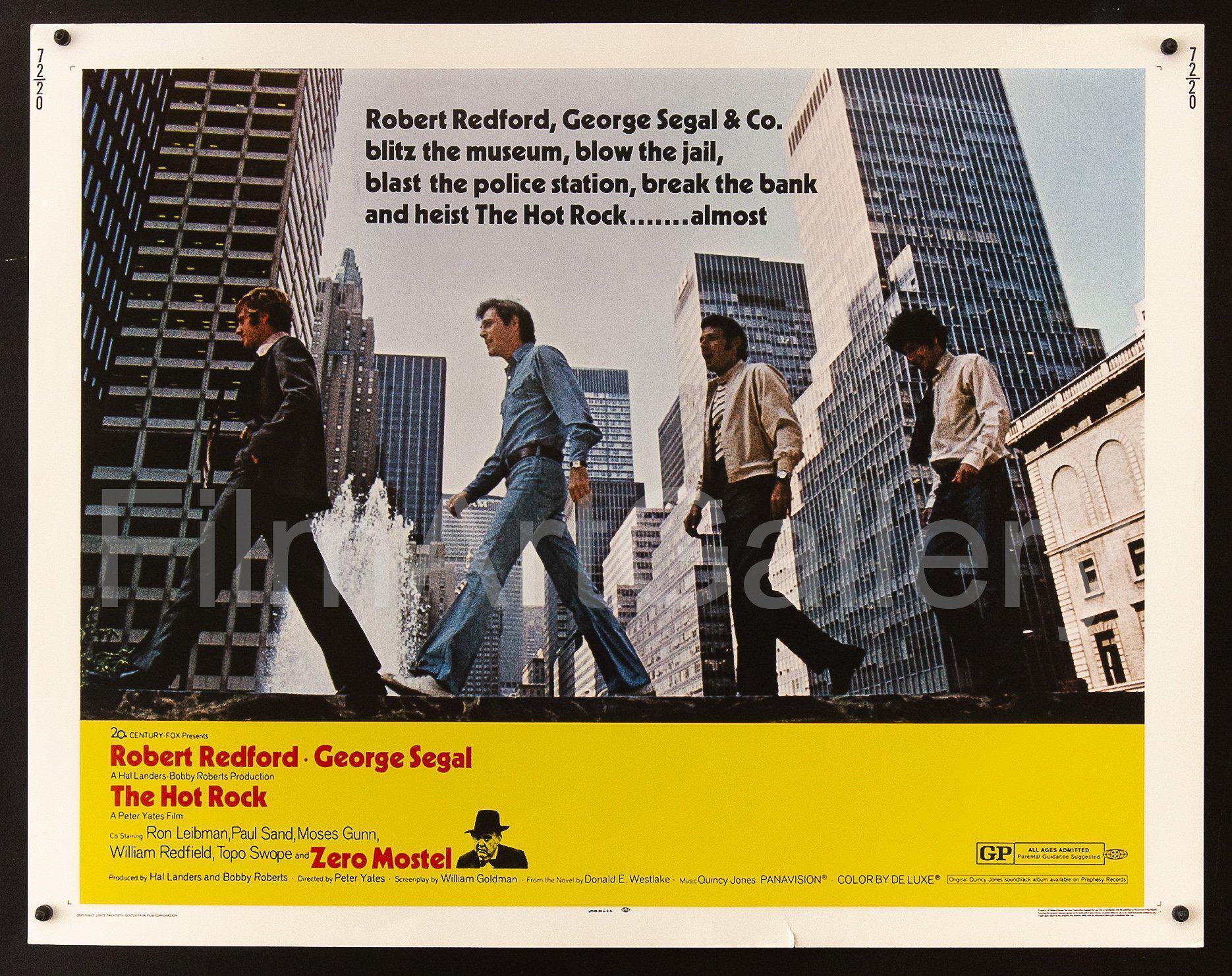 The Hot Rock Movie Poster 1972 Half sheet (22x28)