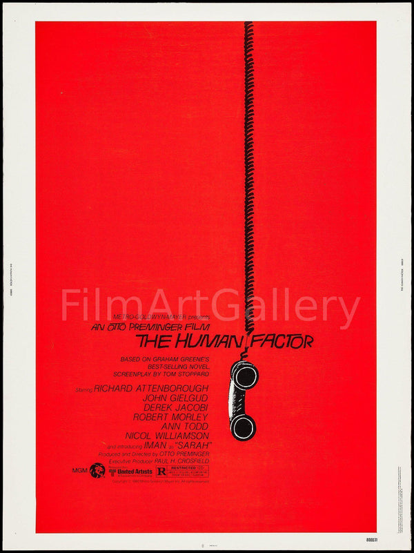 The Human Factor Movie Poster 1979 30x40
