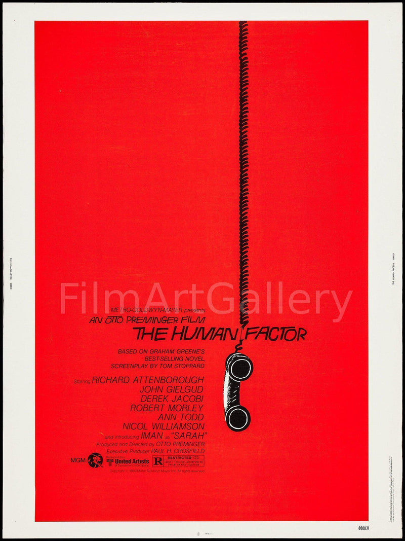 The Human Factor Movie Poster 1979 30x40
