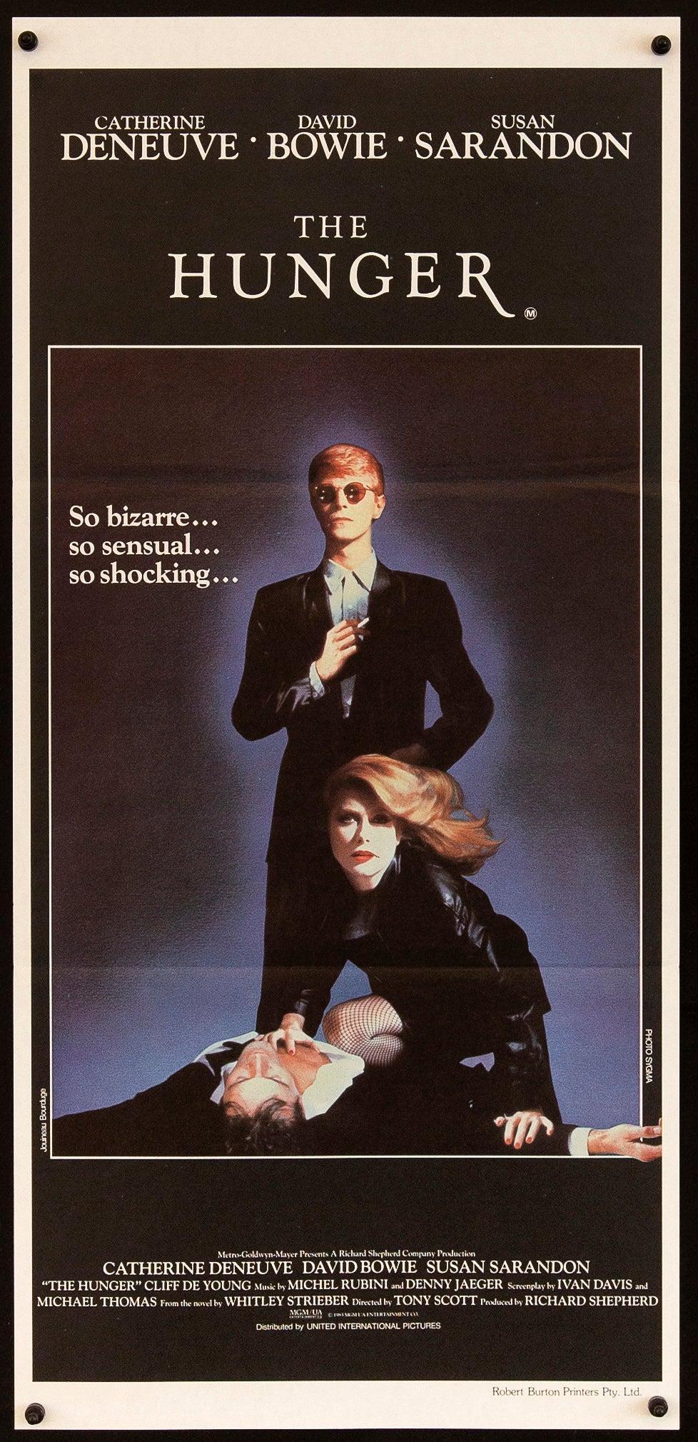 The Hunger Movie Poster 1981 Australian Daybill (13x30)