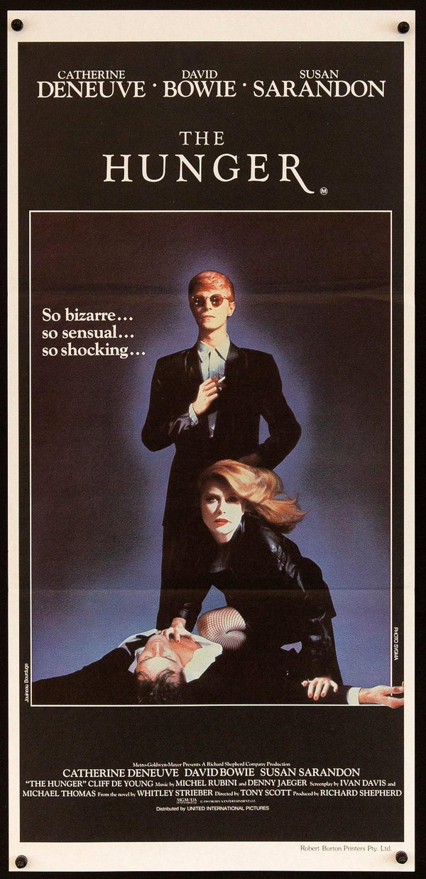 The Hunger Movie Poster 1981 Australian Daybill (13x30)